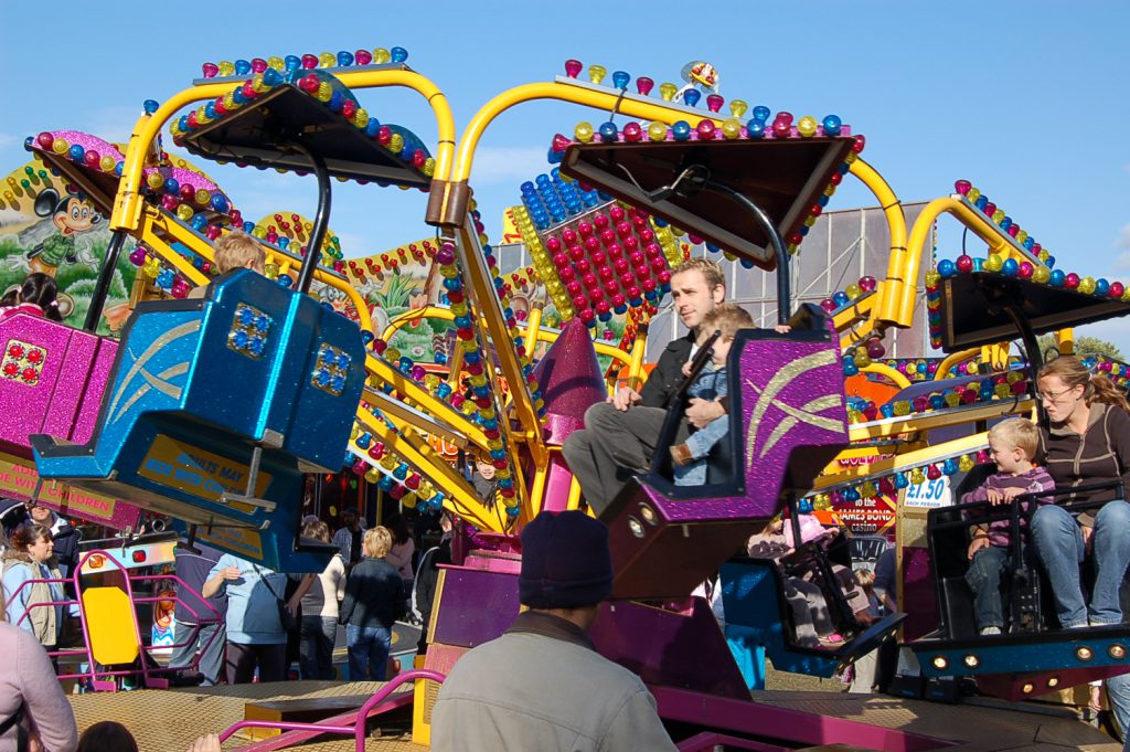 Hire A Children's Paratrooper Funfair Ride For Your Party | Irvin Leisure