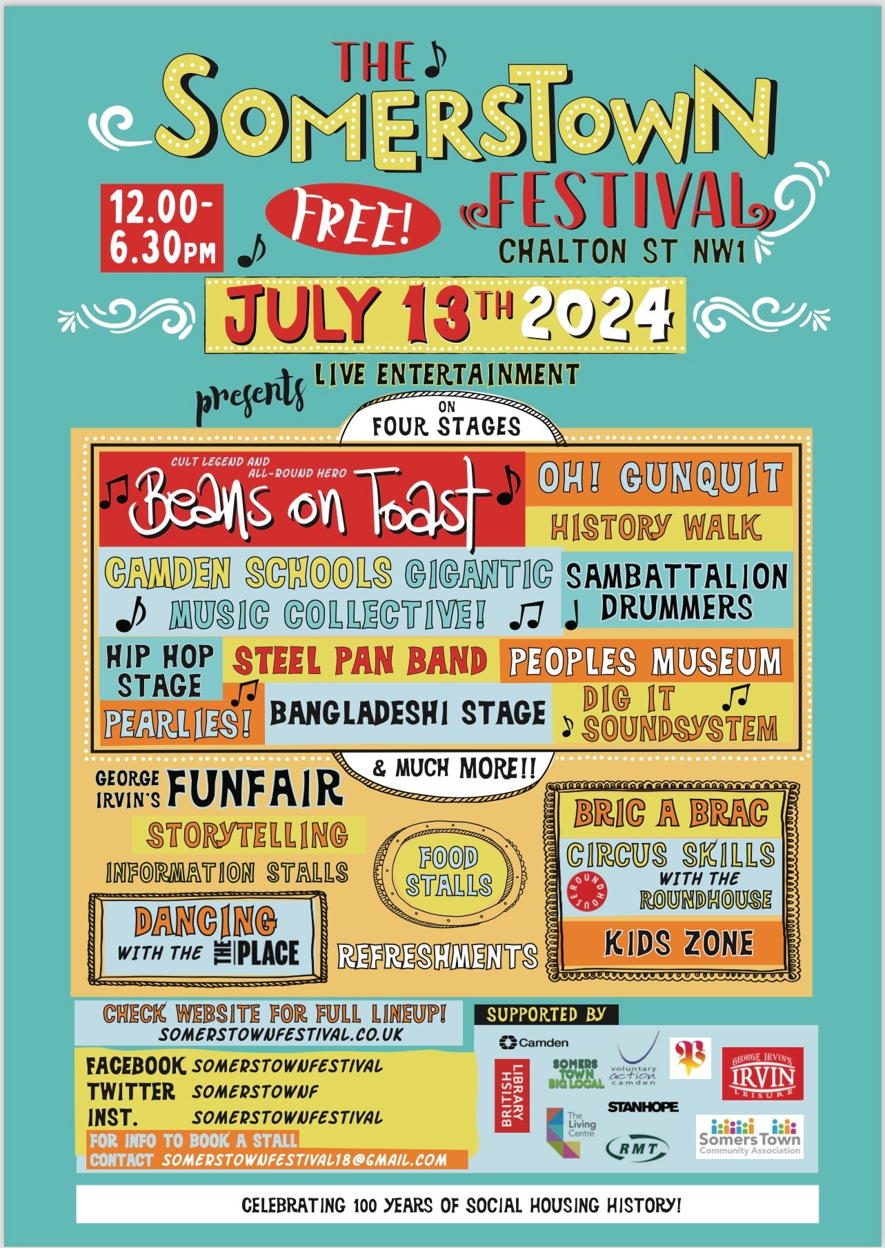 Somerstown Festival 2024 - Irvin Leisure