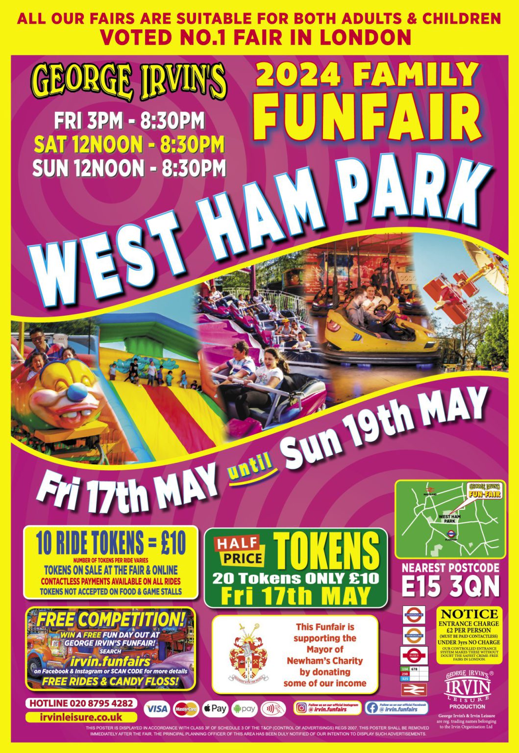 West Ham Park Family Funfair | Irvin Leisure