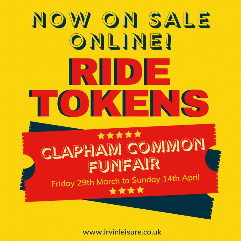Funfair Ride Tokens Now Available To Buy Online! - Irvin Leisure