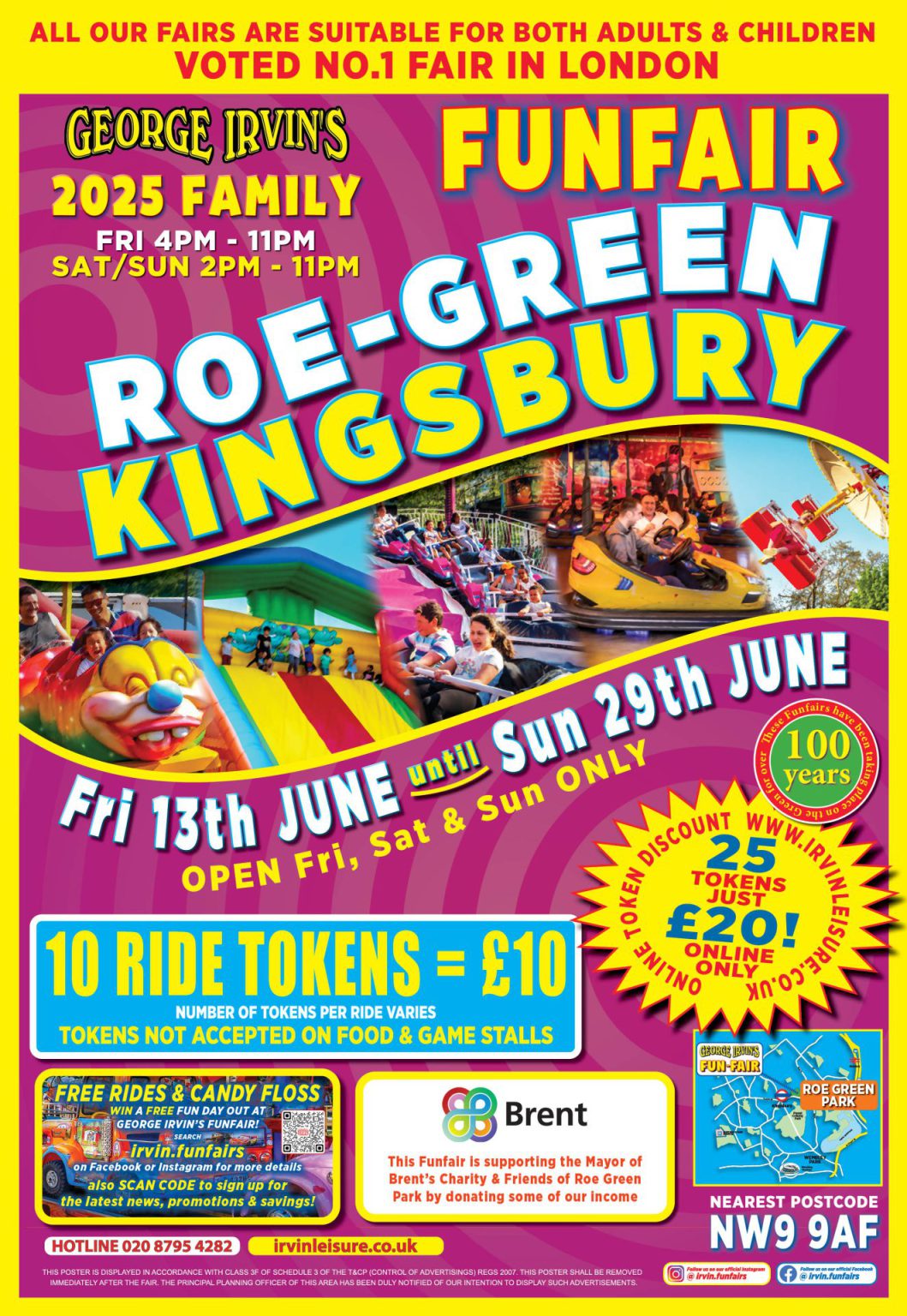 Roe Green Kingsbury's Spring Funfair - Irvin Leisure