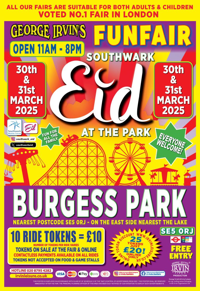 EID at Burgess Park - Irvin Leisure