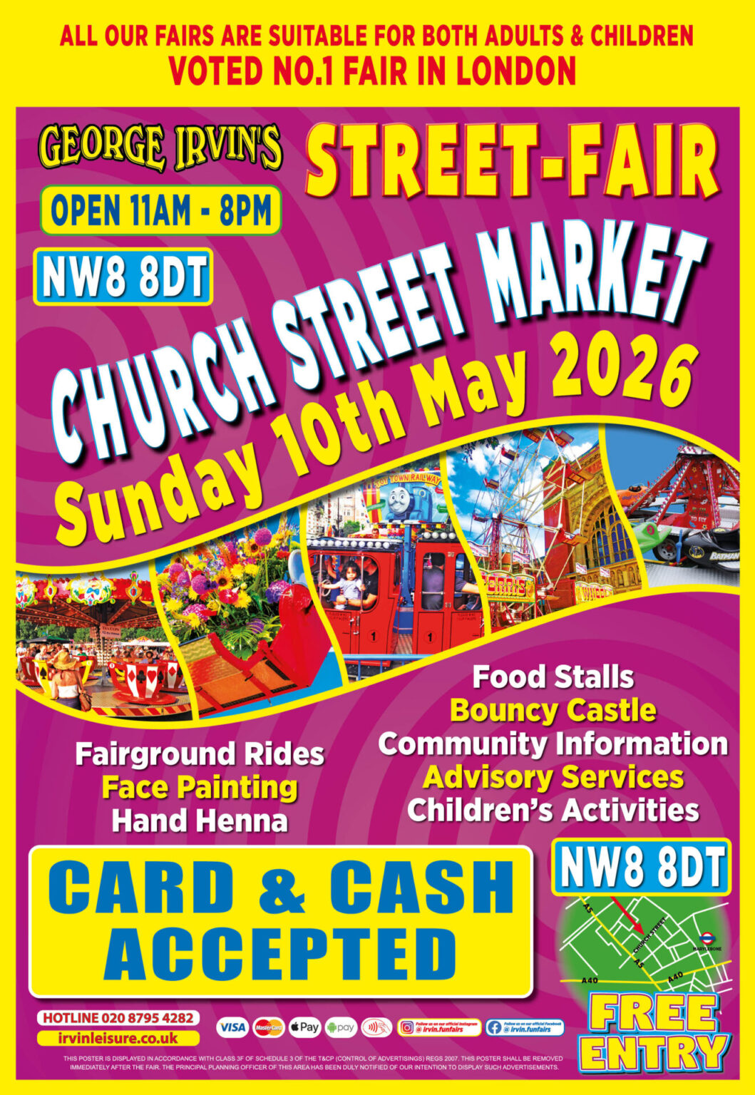 The Church Street Fair in London NW8 - Irvin Leisure